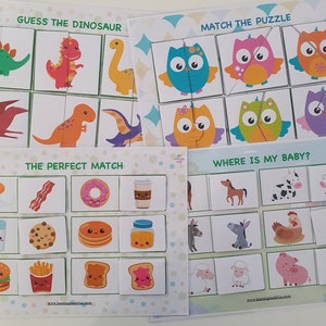 Preschool Binder, Busy Book Printable, Learning Activities for Kid ...