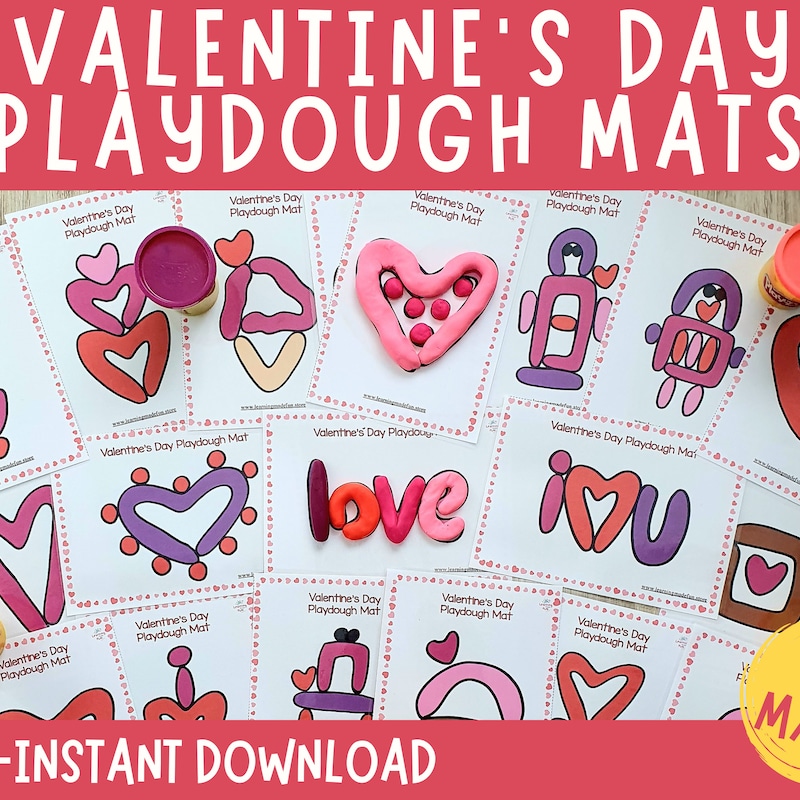 Play Doh Valentine - Etsy