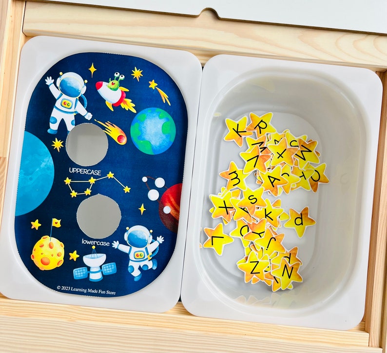 Space Sorting Letters Printable Flisat Insert, Trofast Insert ...