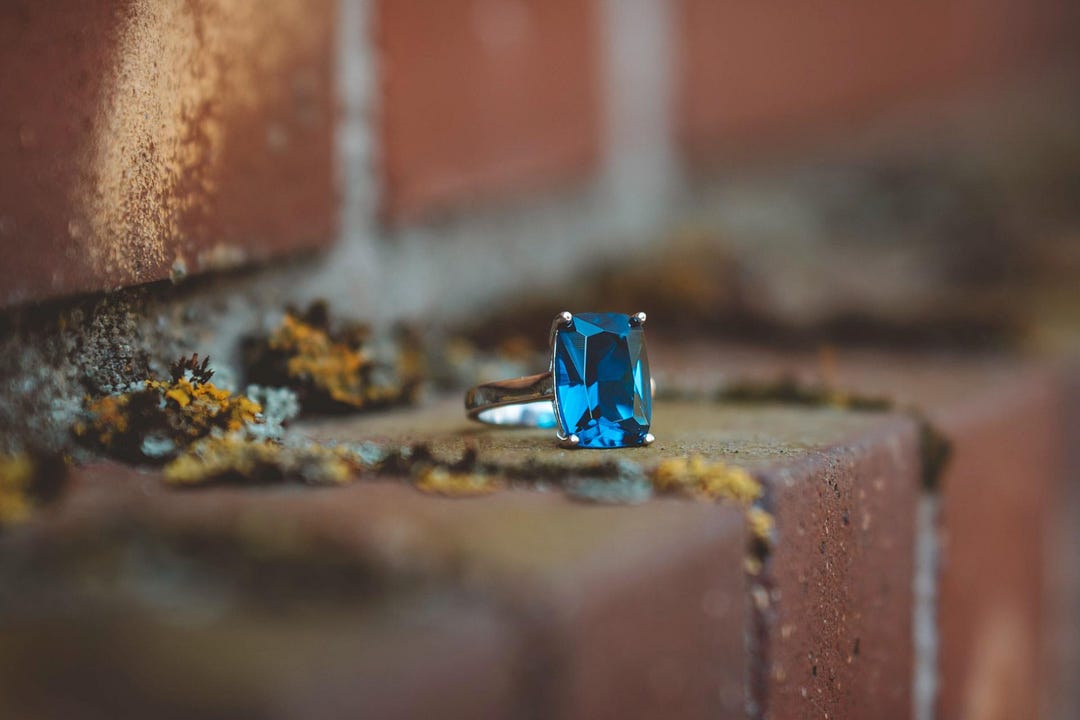 Leeds Ring - Silver Ring - System Jewelry - Modern Jewelry - Blue ...