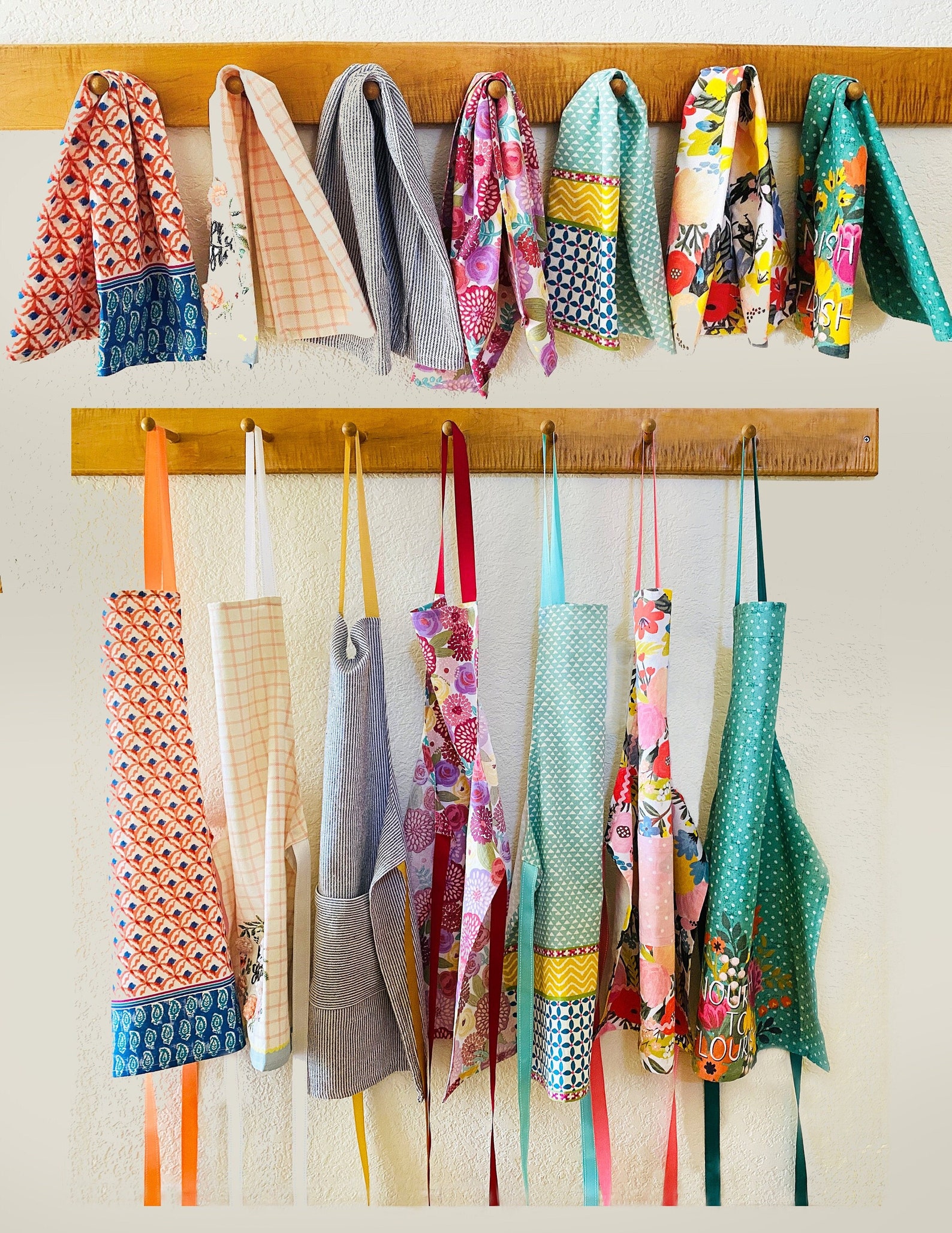 Easy Sewing Pattern Tea Towel Apron Sewing Pattern Tea - Etsy