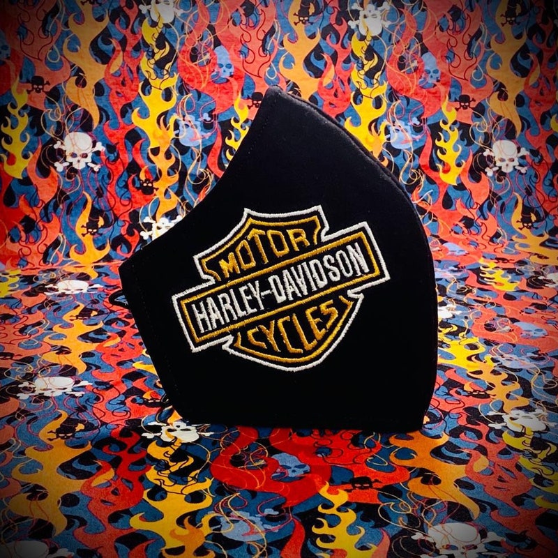 Harley Davidson Face Mask - Etsy