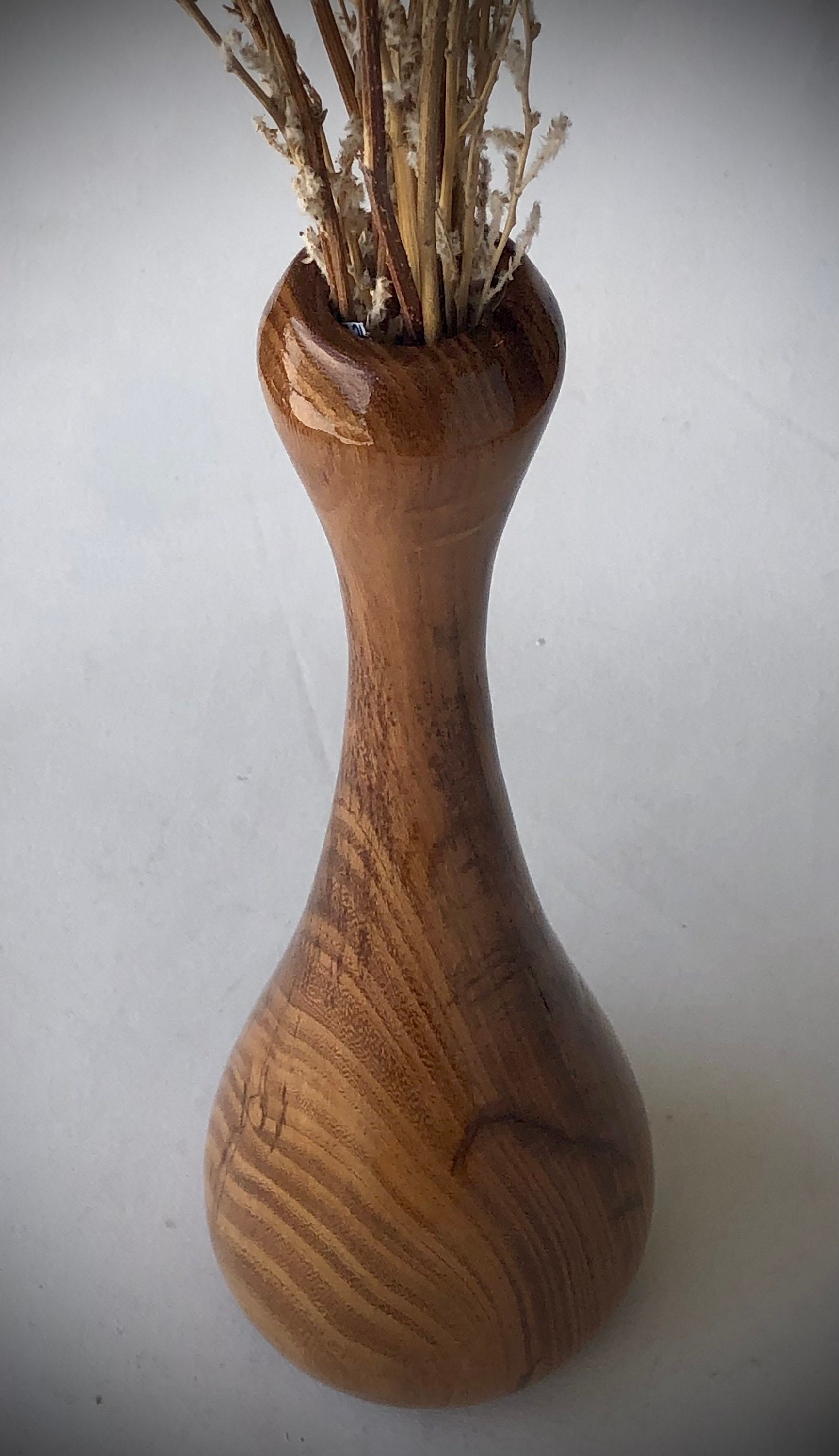 Hand Turned Wooden Weed Vase - Etsy