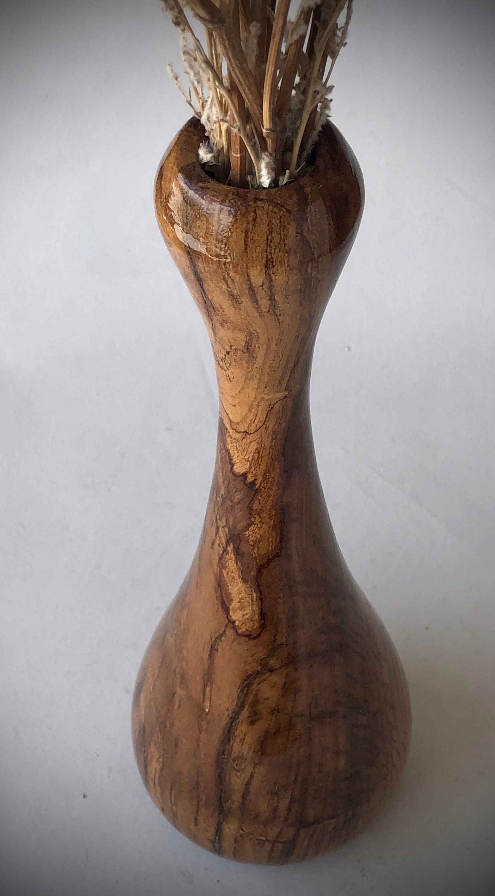 Hand Turned Wooden Weed Vase - Etsy