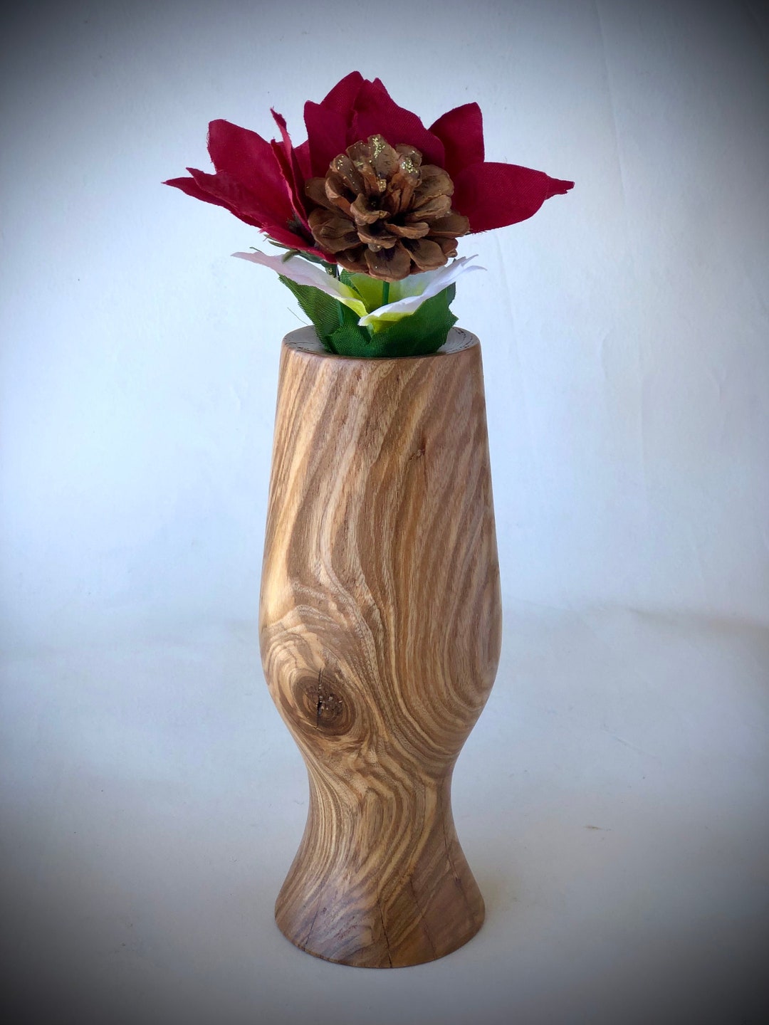 Reversible, Double Use Hand Turned Wood Weed Vase - Etsy