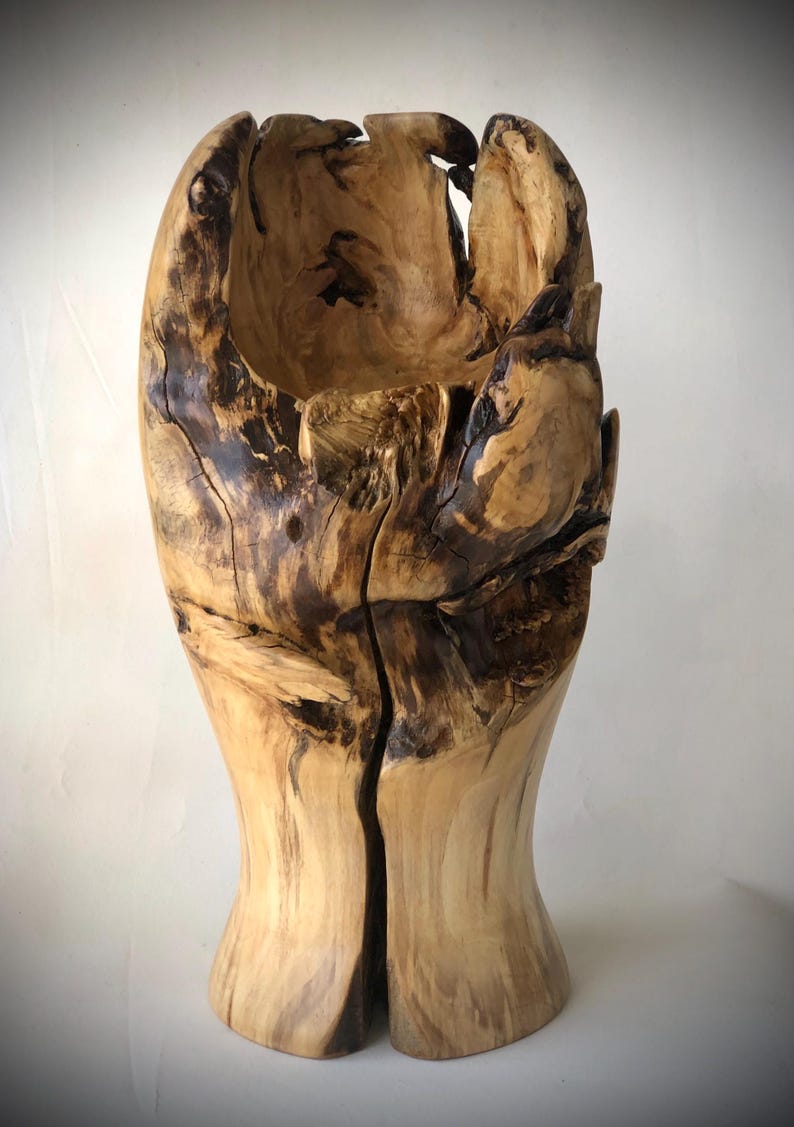 Large Aspen Root Ball Candelabra candle Included - Etsy