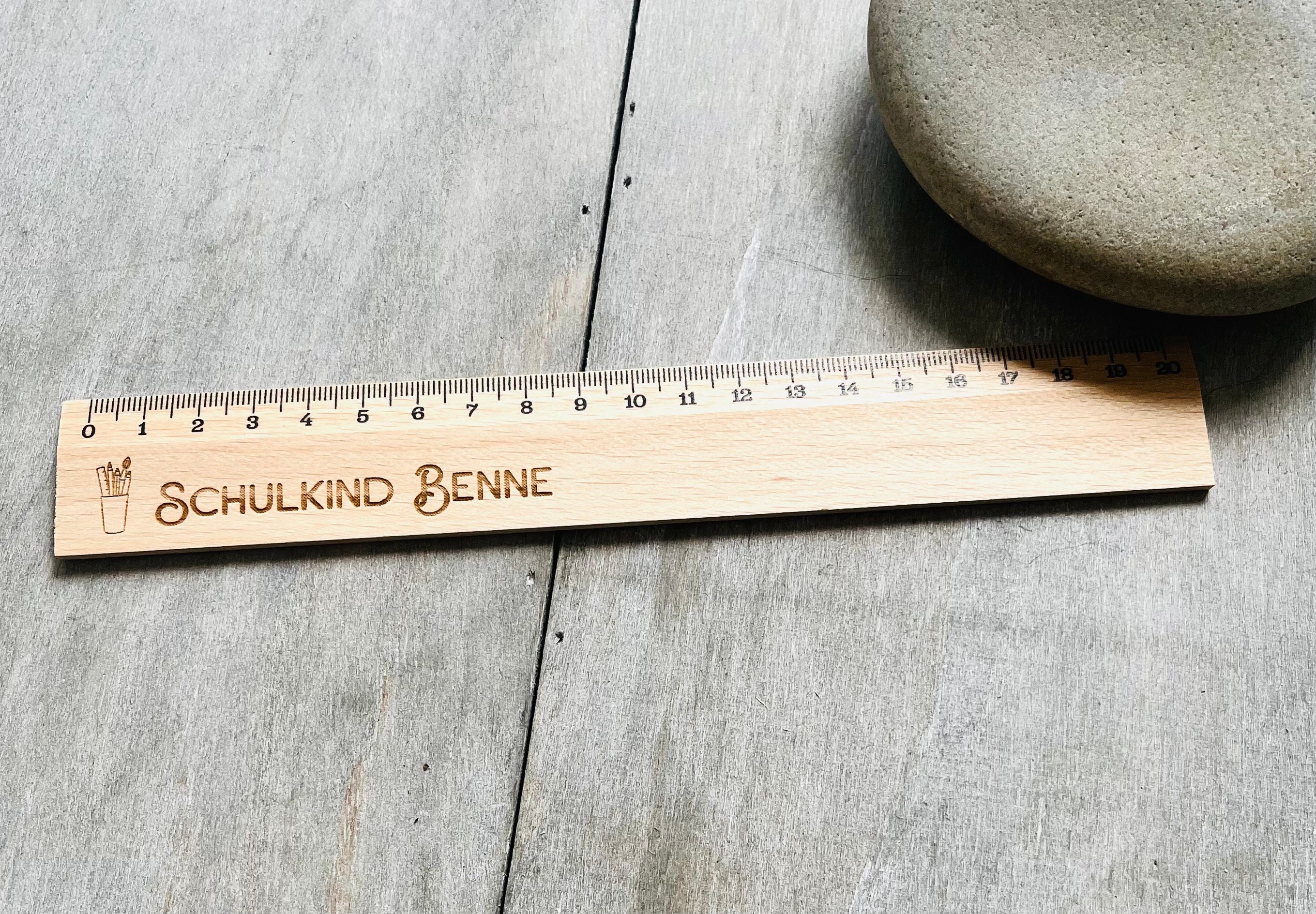 Wooden Ruler Engraved Personalized Pen Cup - Etsy