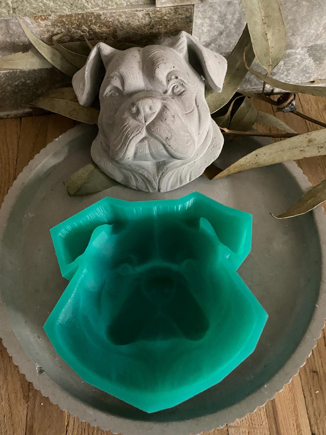 Silicone Mold English Bulldog in 3D Look | Bully | Dog | Gift Idea | - Etsy