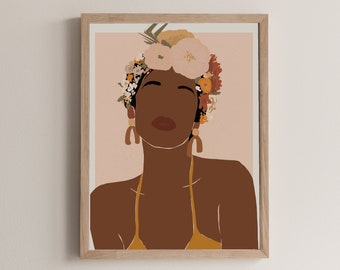 Poc Woman Art Print - Etsy