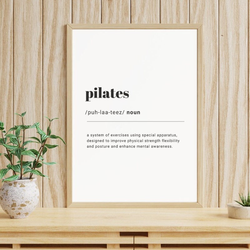 Pilates Wall Art - Etsy