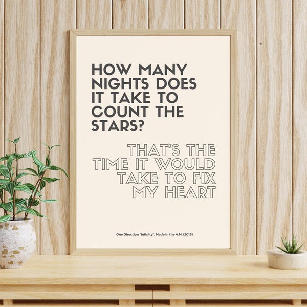 One Direction Decor - Etsy