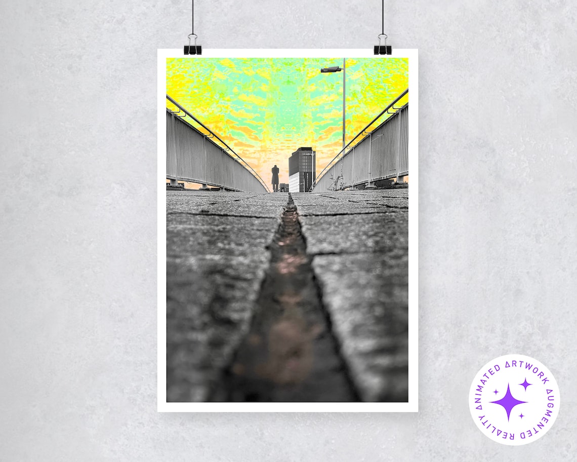 Joy Division Bridge Hulme Bridge Epping Footbridge Ian Curtis Print ...