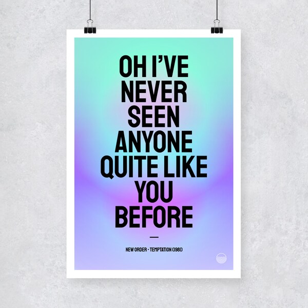New Order Poster - Etsy