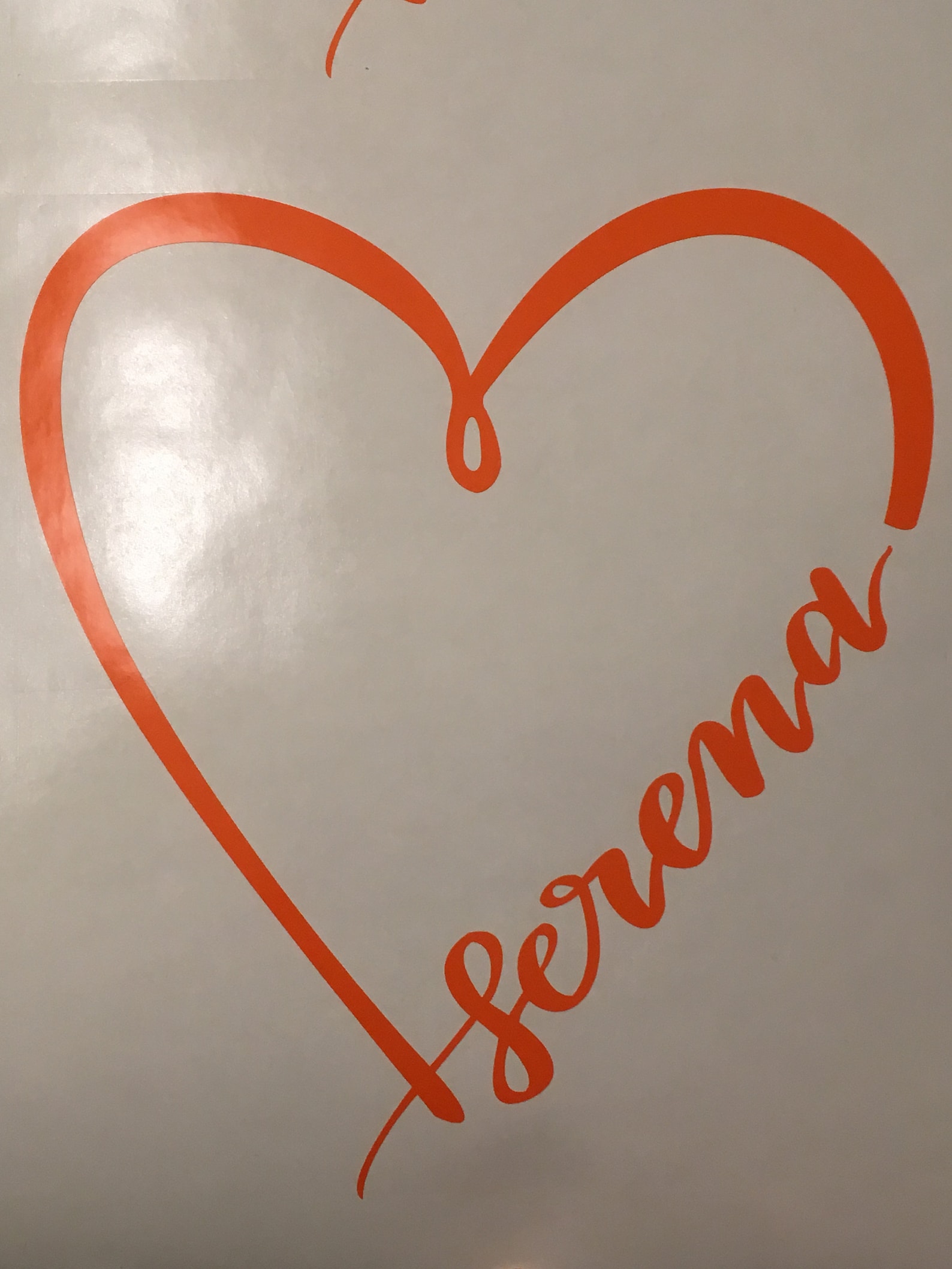 Custom Heart Love Name Vinyl Valentine Decal Sticker Indoor Outdoor ...