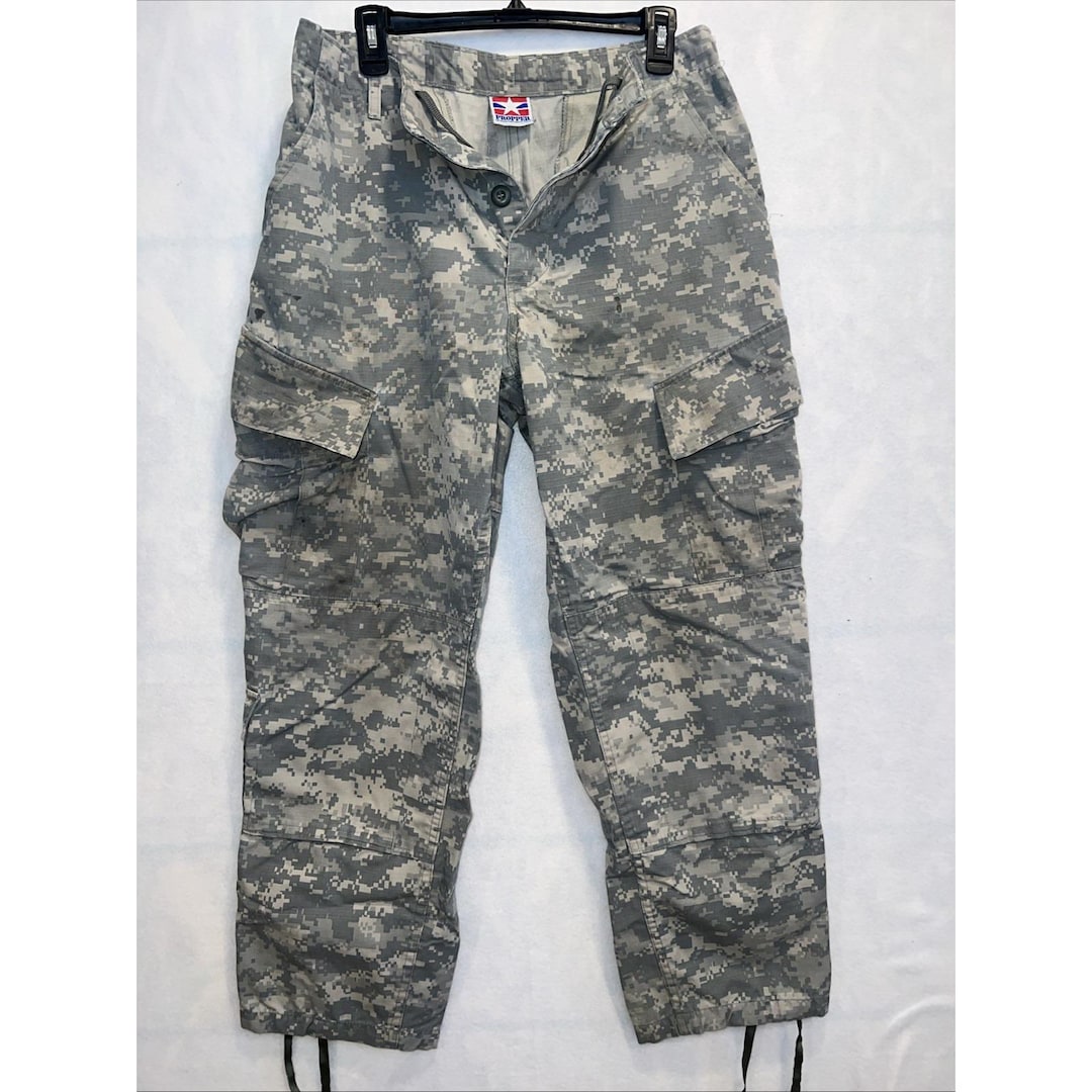 VTG Propper Camouflage Cargo Pants Men's Medium 34 X 32 Green Camo ...