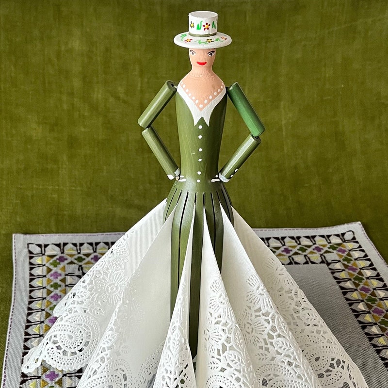 Lady Napkin Holder - Etsy