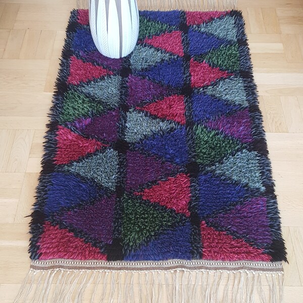 Danish Rya Rug - Etsy