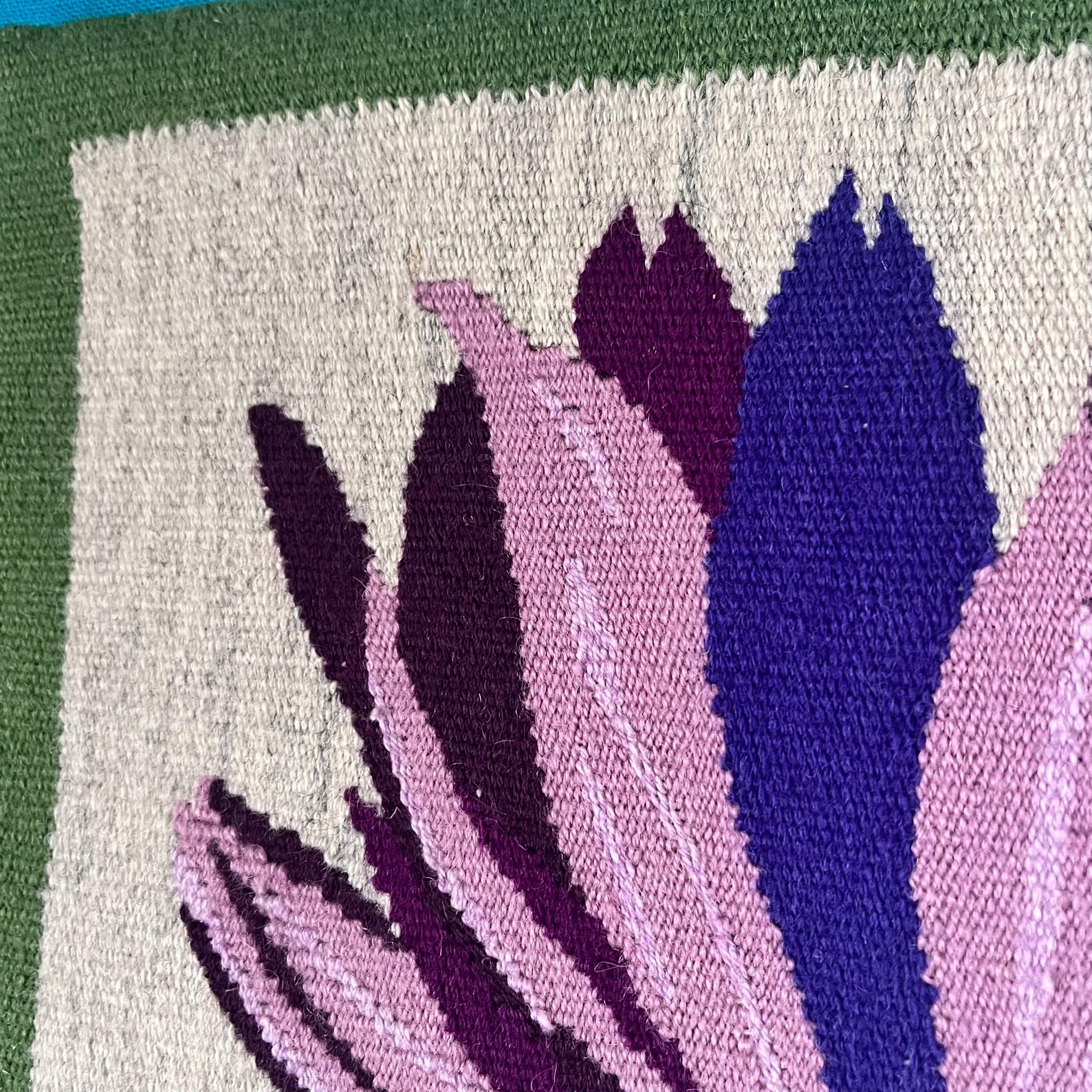 Flemish Tapestry. Made in Sweden. Showing Flower. High Quality Work ...