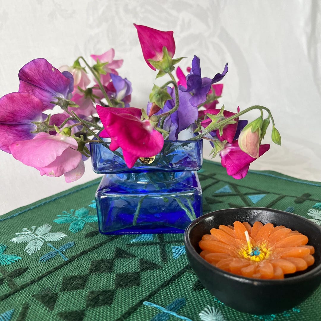 Helena Tynell Vintage "pala" Glass Vase. Made at Riihimäki Glassware ...