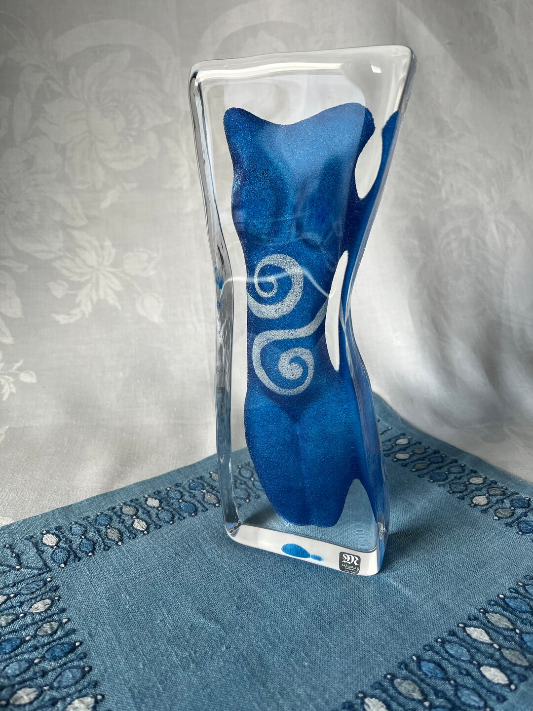 Erika Höglund Art Glass Torso Sculpture. Made at Målerås Glassware ...