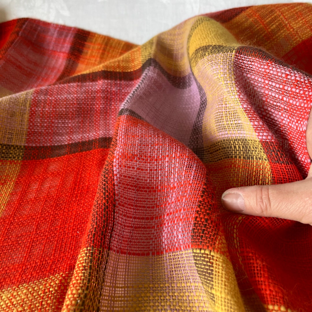 Scandinavian Net Curtains From the 1970's. 2 Medium Long Pieces. Sheer ...