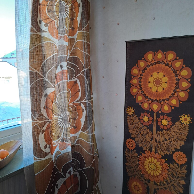 70s Curtains - Etsy
