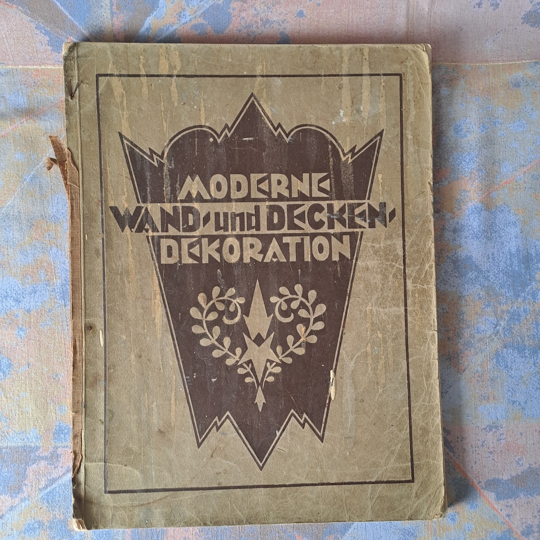 Moderne Wand Und Decken Dekoration. 66 Plates From 1928. Karl Luth-kiel ...