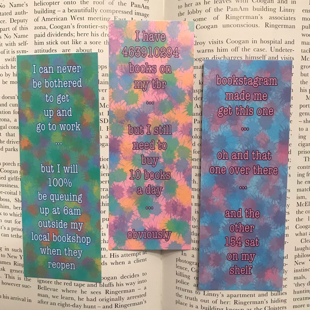 Bookish Memes Bookmarks - Etsy
