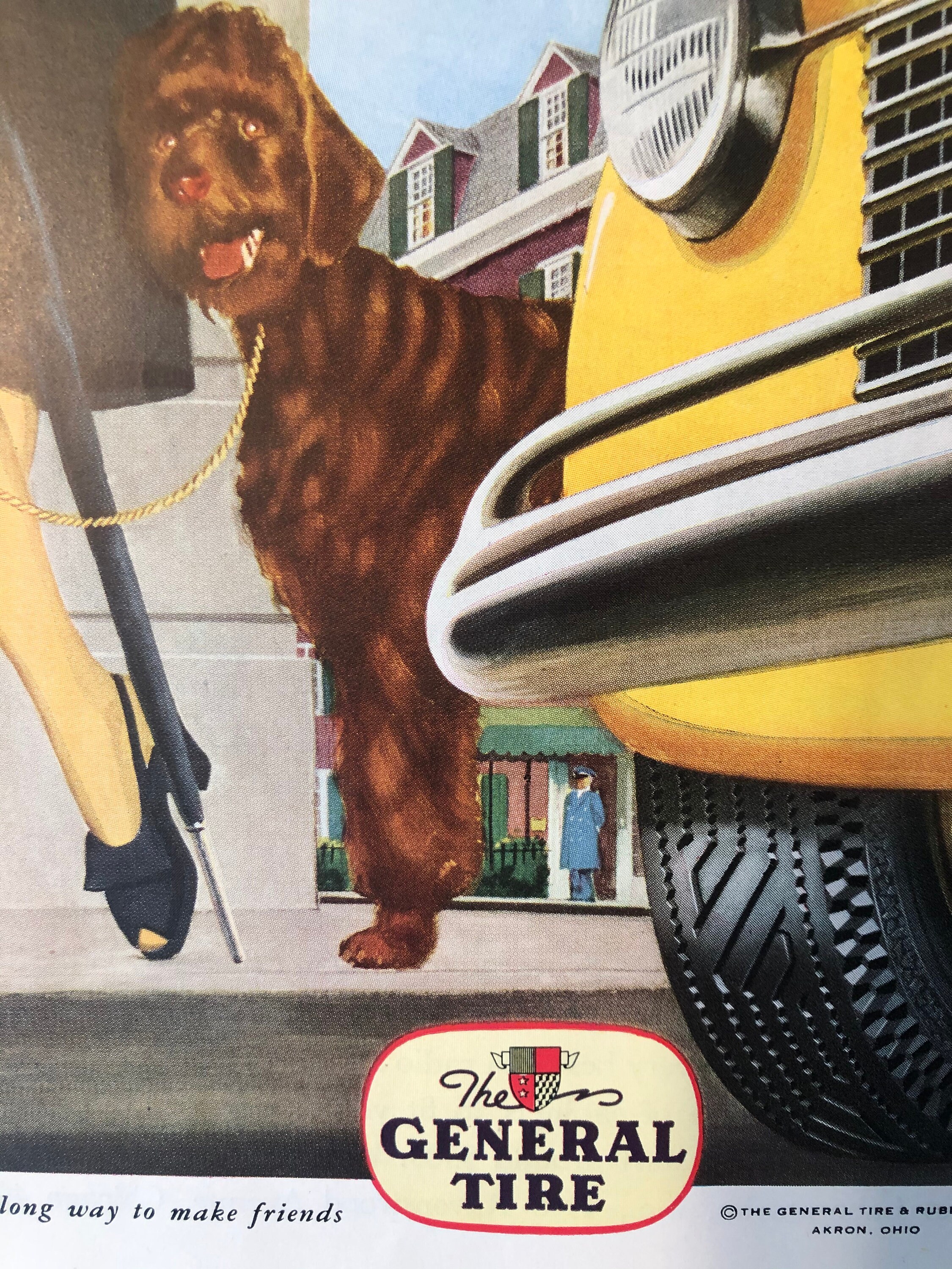 1945 General Tire Magazine Ad - Etsy