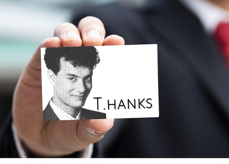 Thank You Card - Tom Hanks - Thanks - Etsy