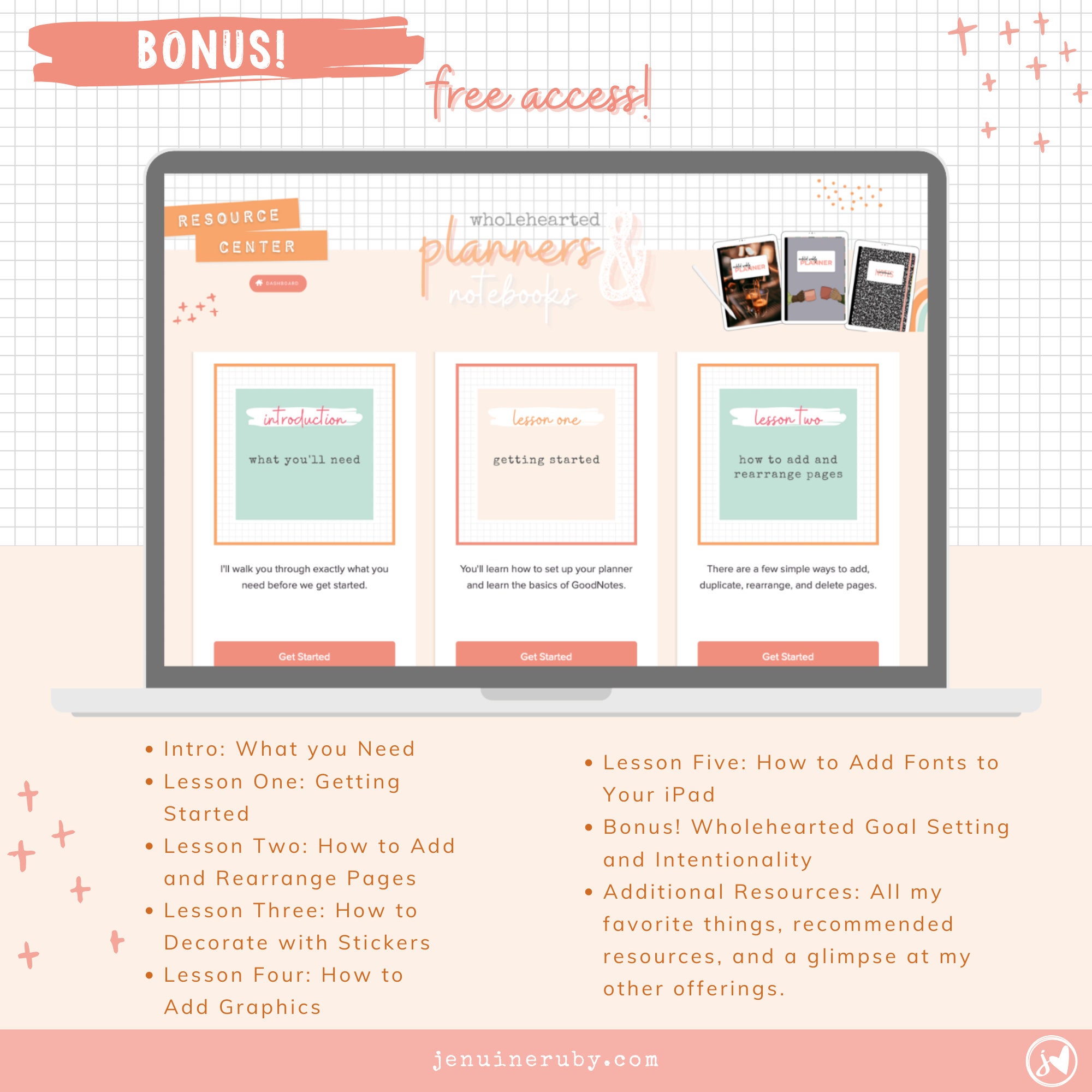 PLUS GRID Bundle Digital Planner Widget / Insert Pack - Etsy