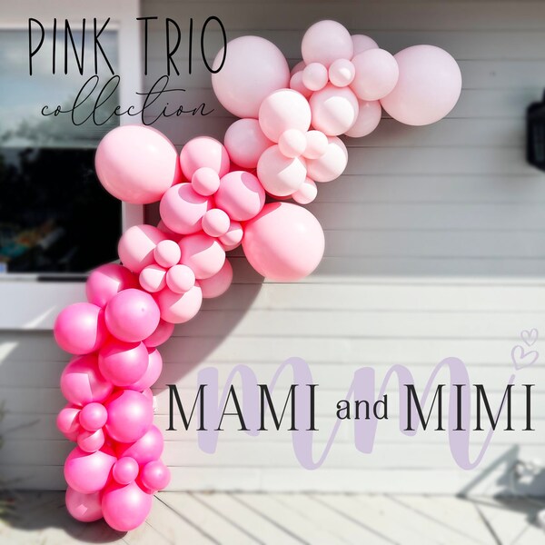 Hot Pink Balloon Garland - Etsy