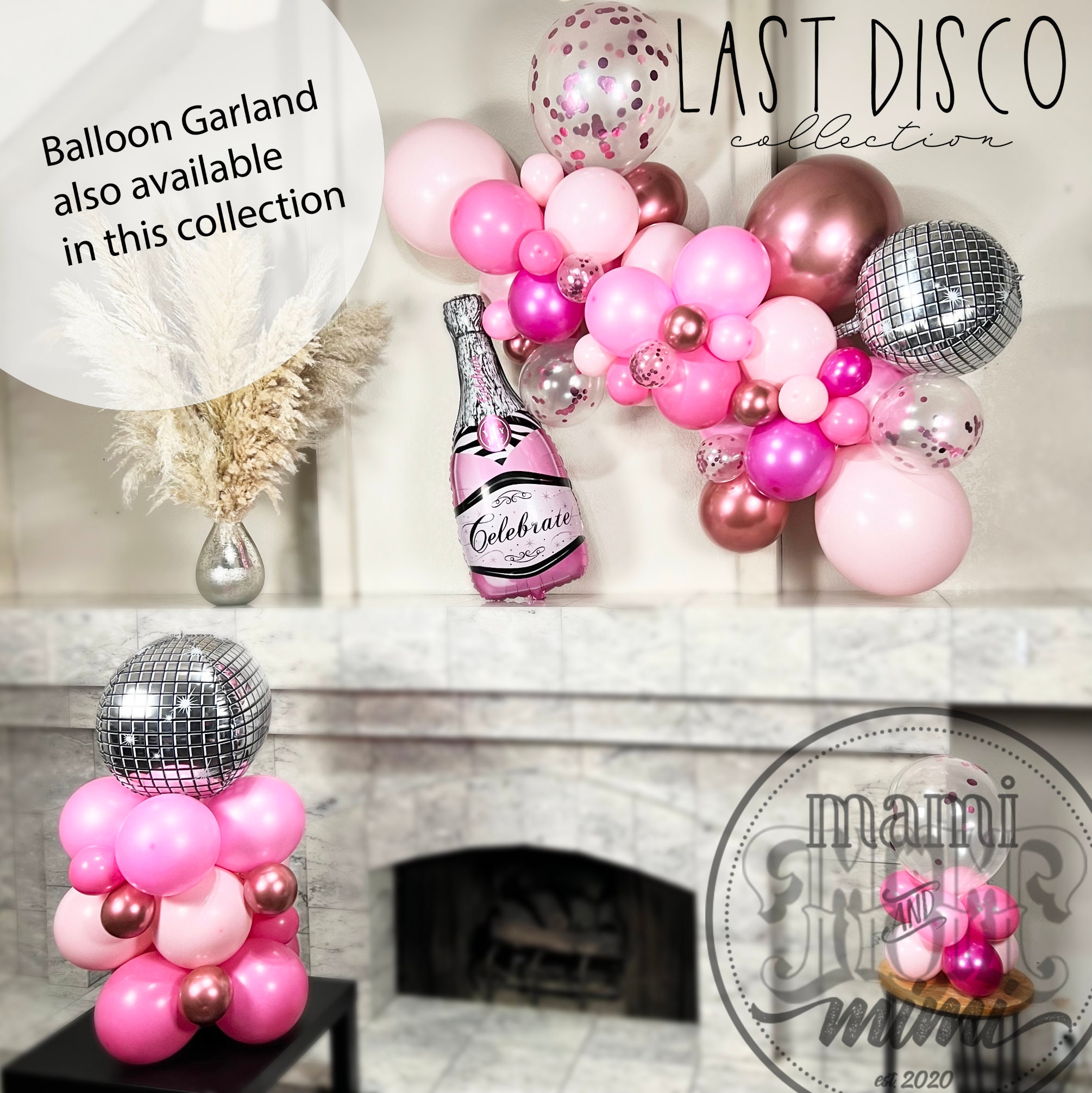 Last Disco Ball Bachelorette Party Balloon Sculpture DIY Kit, Disco ...