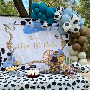 Rodeo Birthday Balloon Garland Arch DIY Kit, Cowboy Party Balloon Arch ...