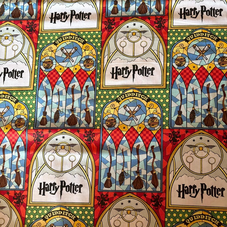 Harry Potter Castle Print Fabric by the Yard | Print Fabric | 100% ...
