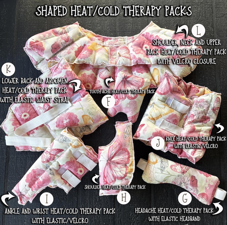Heating Pad Neck Wrap, Microwave Heat Pack Gifts for Her, Rice Bags ...
