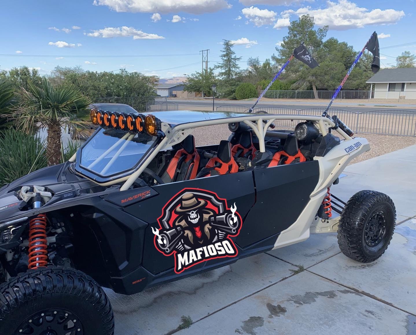 ATV Custom Logo Text Vinyl Decal Sticker for ATV | off Road Vehicle ...
