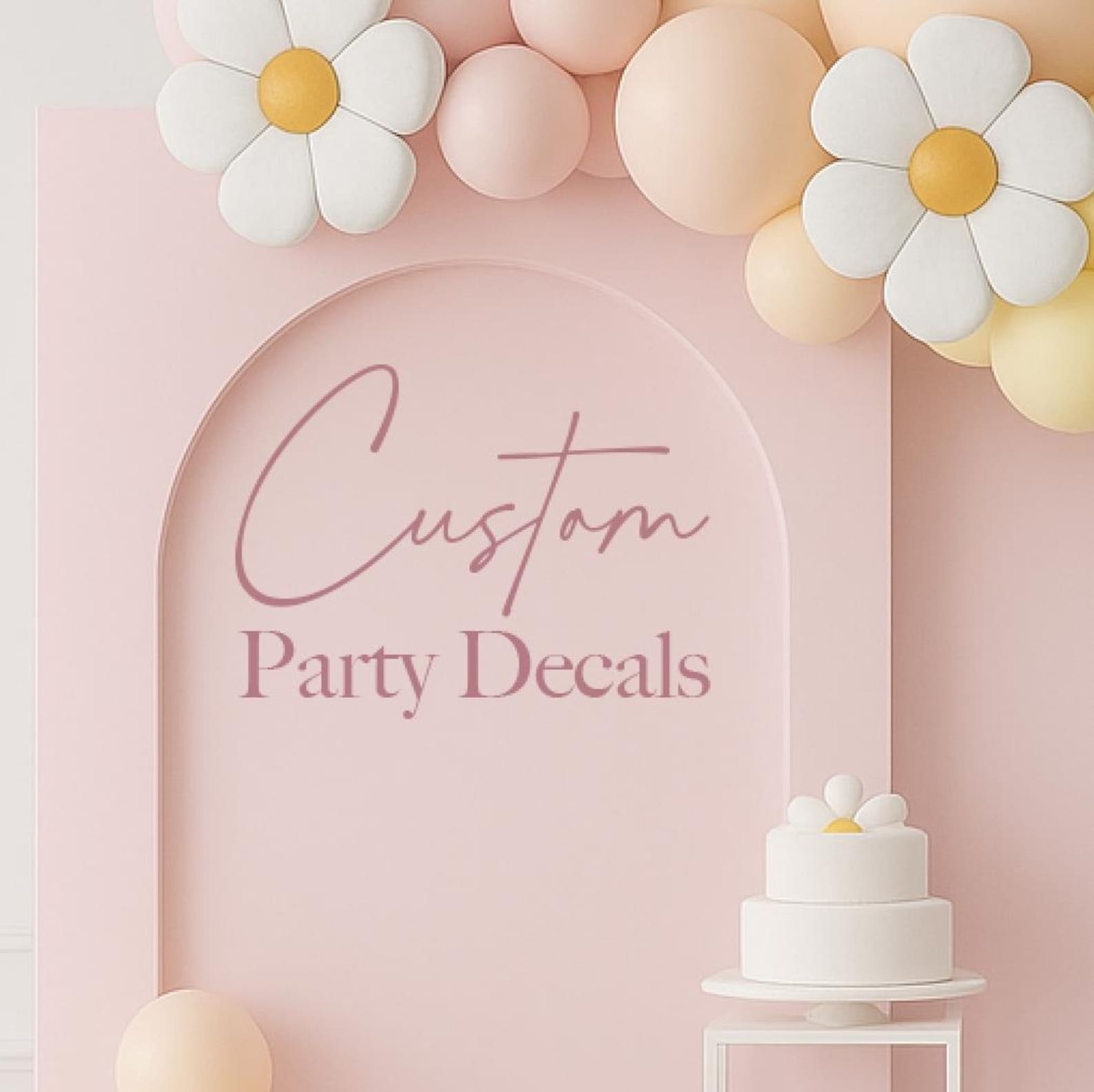 Custom Birthday Vinyl Decal Stickers | Personalized Party Sign Vinyl ...