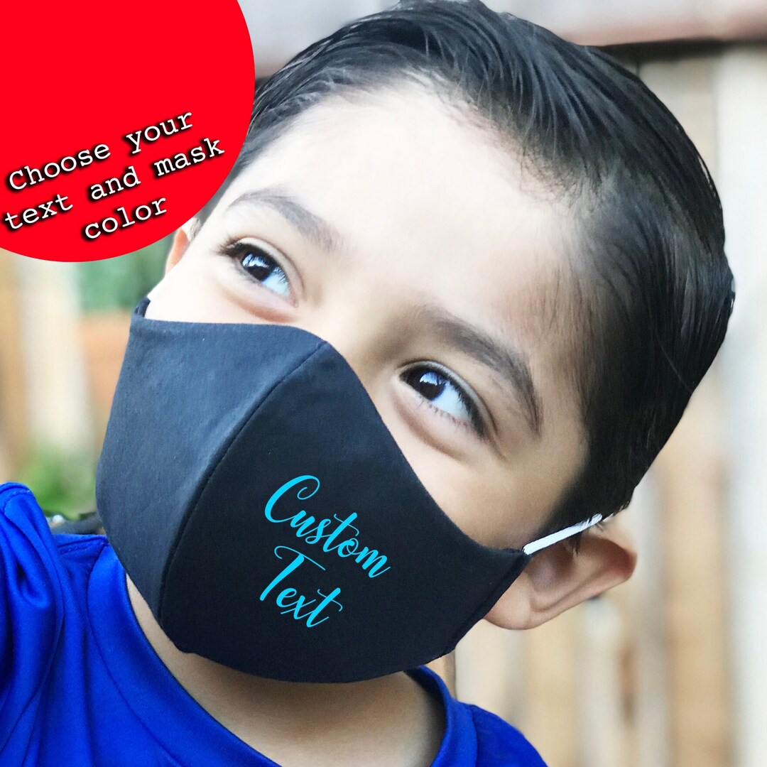 Custom Face Mask Custom Mask Face Masks Wedding Face Mask, Custom Logo ...