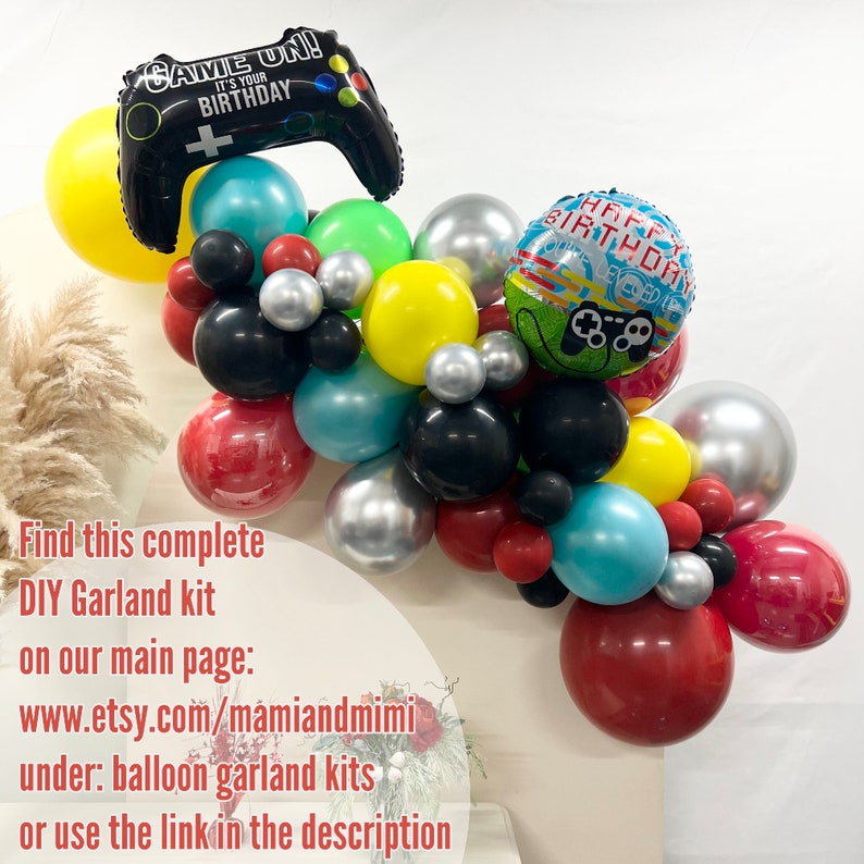Giant Controller Video Gamer Birthday Mylar Foil Balloon, Controller ...