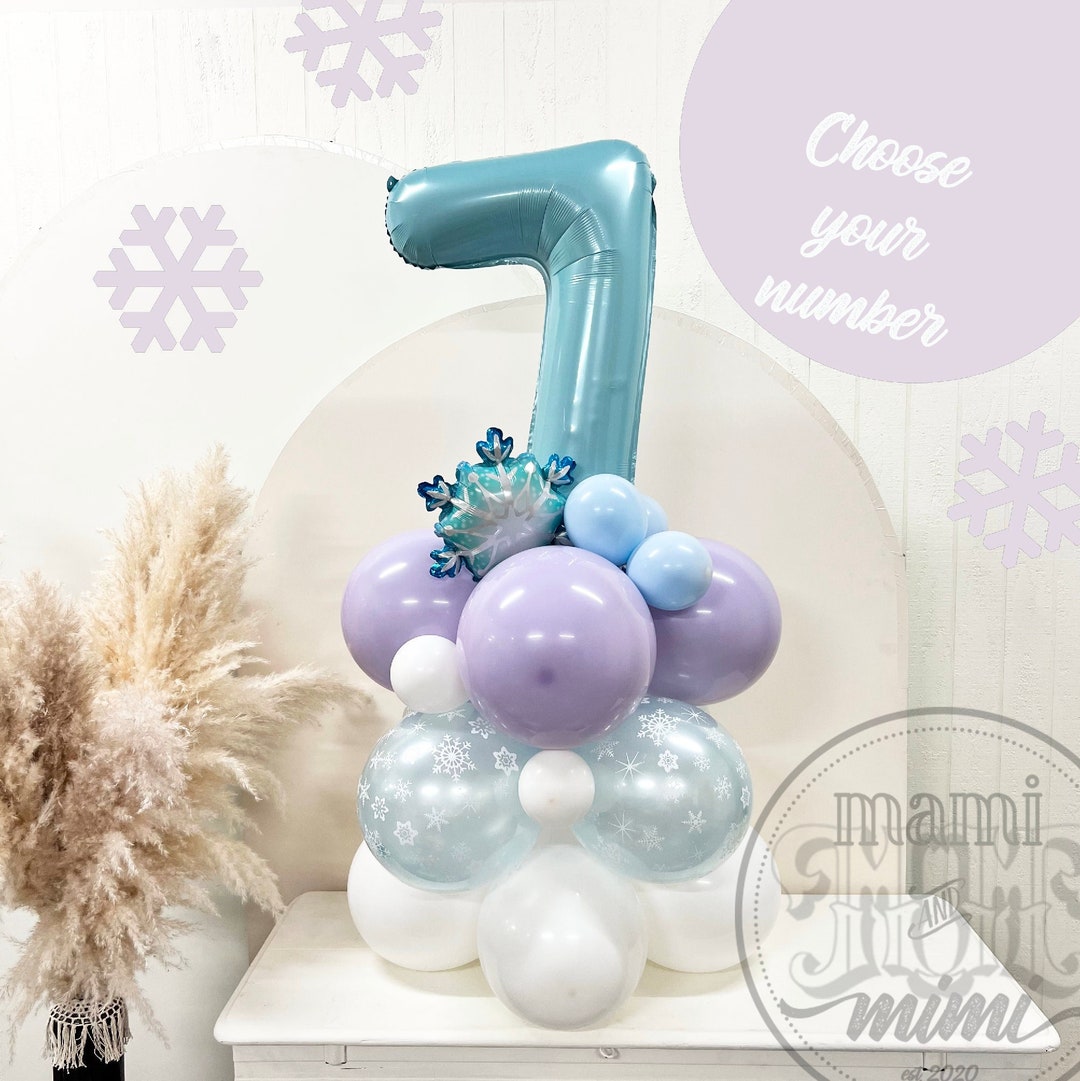 Frozen Winter Wonderland Balloon Sculpture DIY Kit, Winter Ice Princess ...