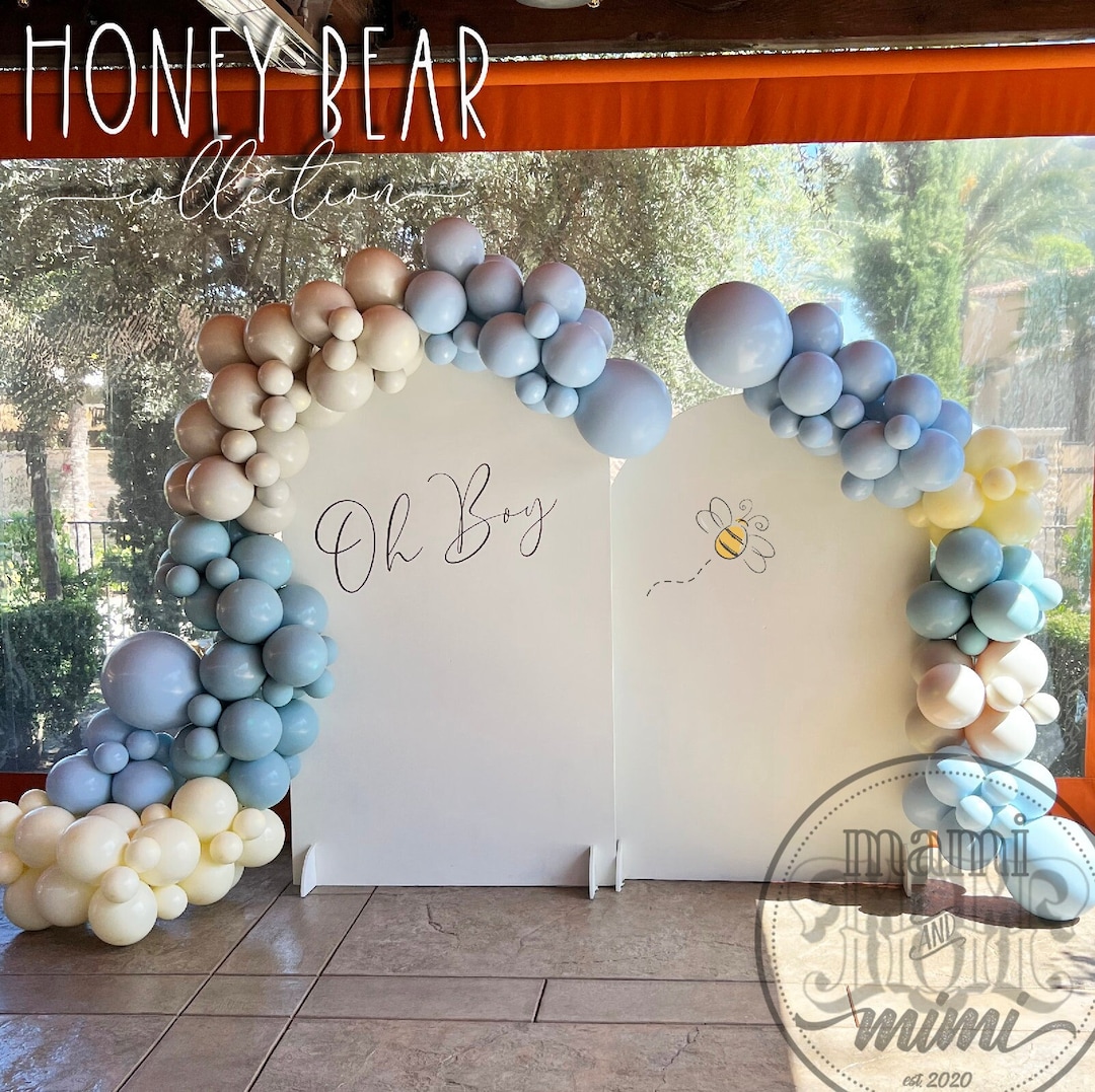 Blush Blue It's a Boy Baby Shower Balloon Garland Arch DIY Kit, Pastel ...
