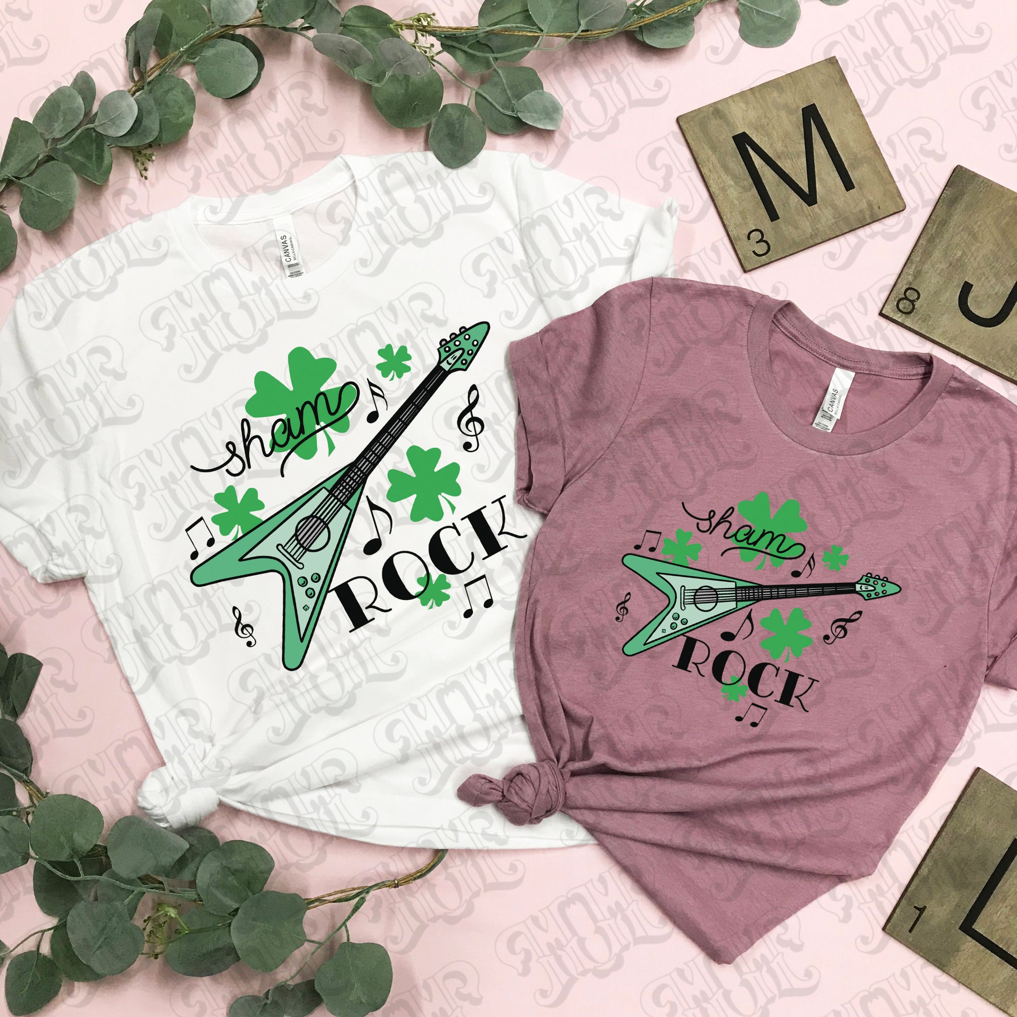 Sham Rockin SVG Cut File St Patricks Rock n Roll SVG Rock | Etsy