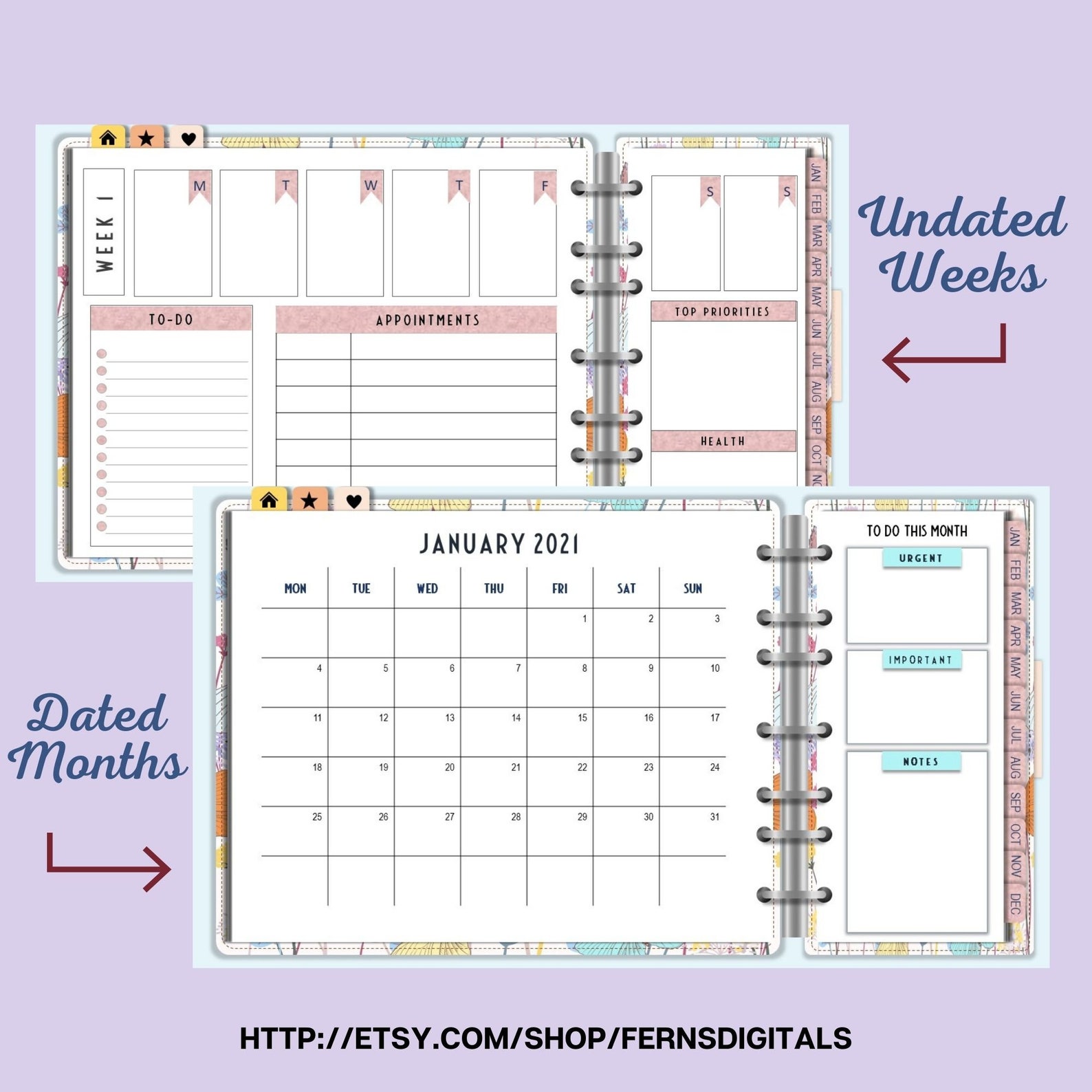Onenote Planner Template 2022 Printable Word Searches