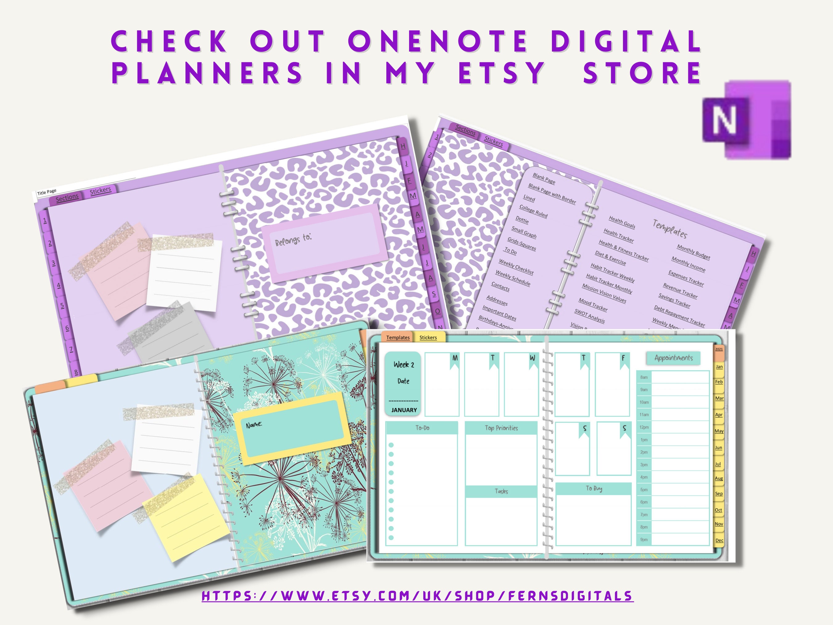 Onenote Digital Stickers Book Over 1200 Pre-cropped Stickers - Etsy ...