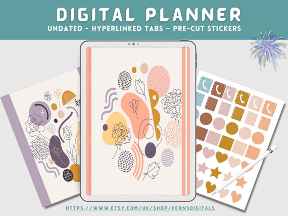 Digital Planner Bundle Undated Use With Ipad or Android - Etsy
