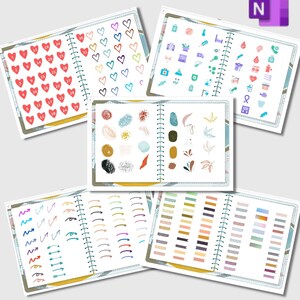 Ultimate Onenote Sticker Book: Over 1200 Creative Stickers for Your ...