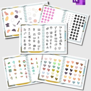 Ultimate Onenote Sticker Book: Over 1200 Creative Stickers for Your ...