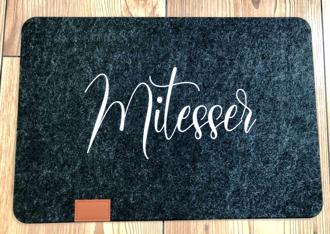 Placemat / Placemat / With Name / Text Felt. on Request With - Etsy UK