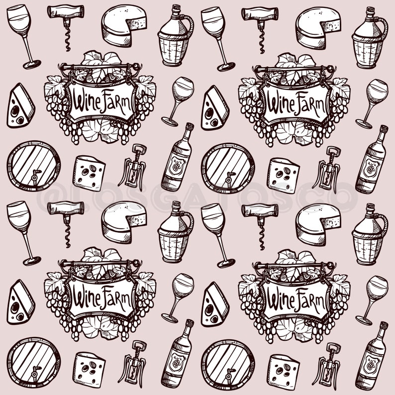 Wine Digital Paper, Wine Lovers, Winery Inspired Wallpaper Background ...